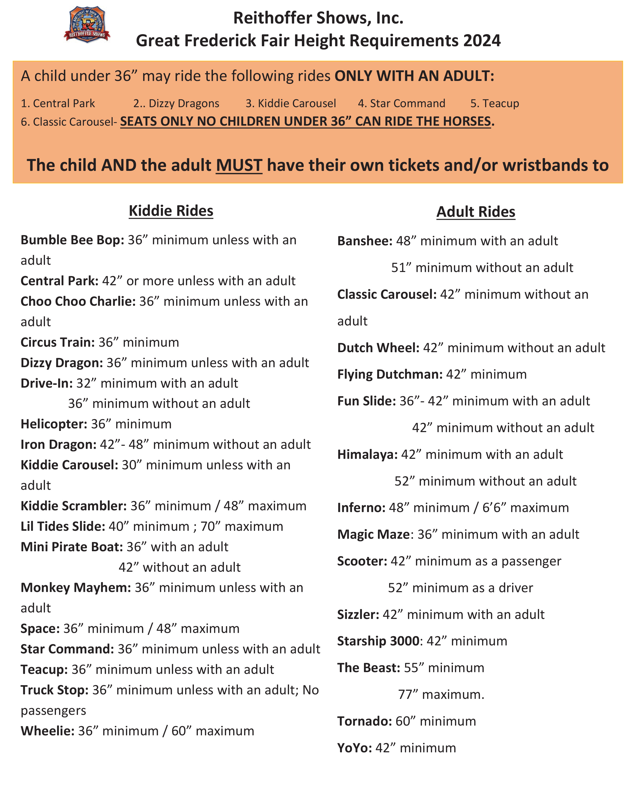 The Carnival – The Great Frederick Fair